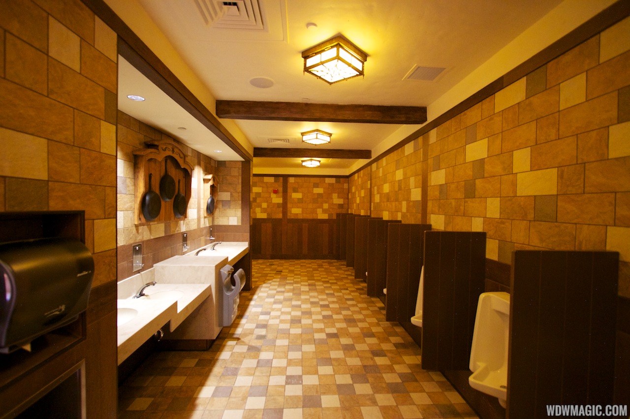 PHOTOS - Stunningly detailed new Fantasyland restroom area opens in the ...