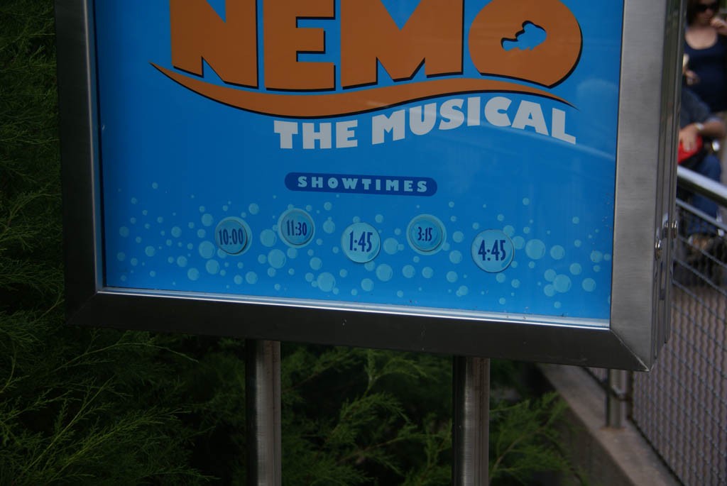 Finding Nemo - The Musical preview schedule update