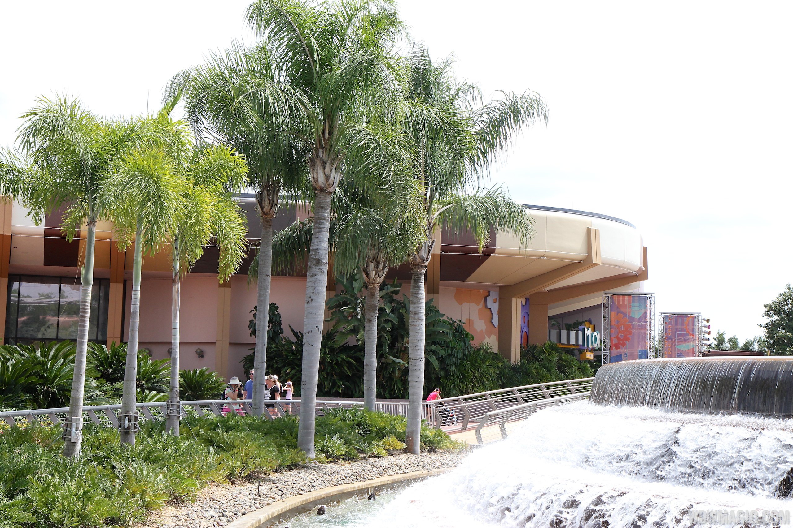 PHOTOS - New paint scheme for the Communicore buildings at Epcot nears ...