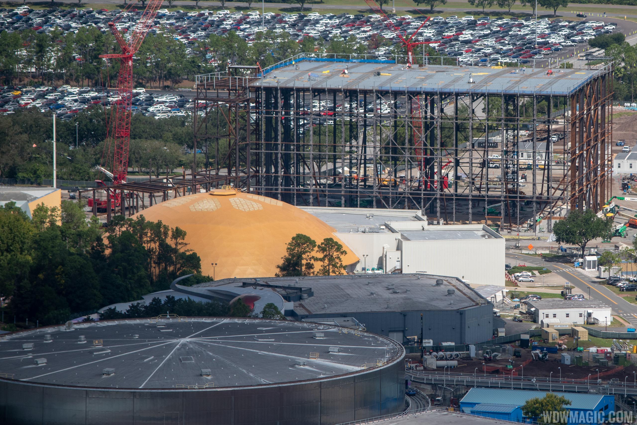Guardians of the Galaxy construction aerial views - September 2018 ...