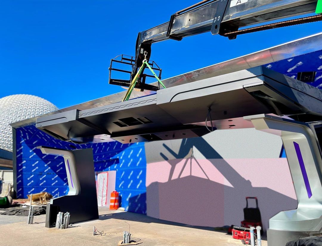 First major piece of exterior theming arrives at Guardians of the ...