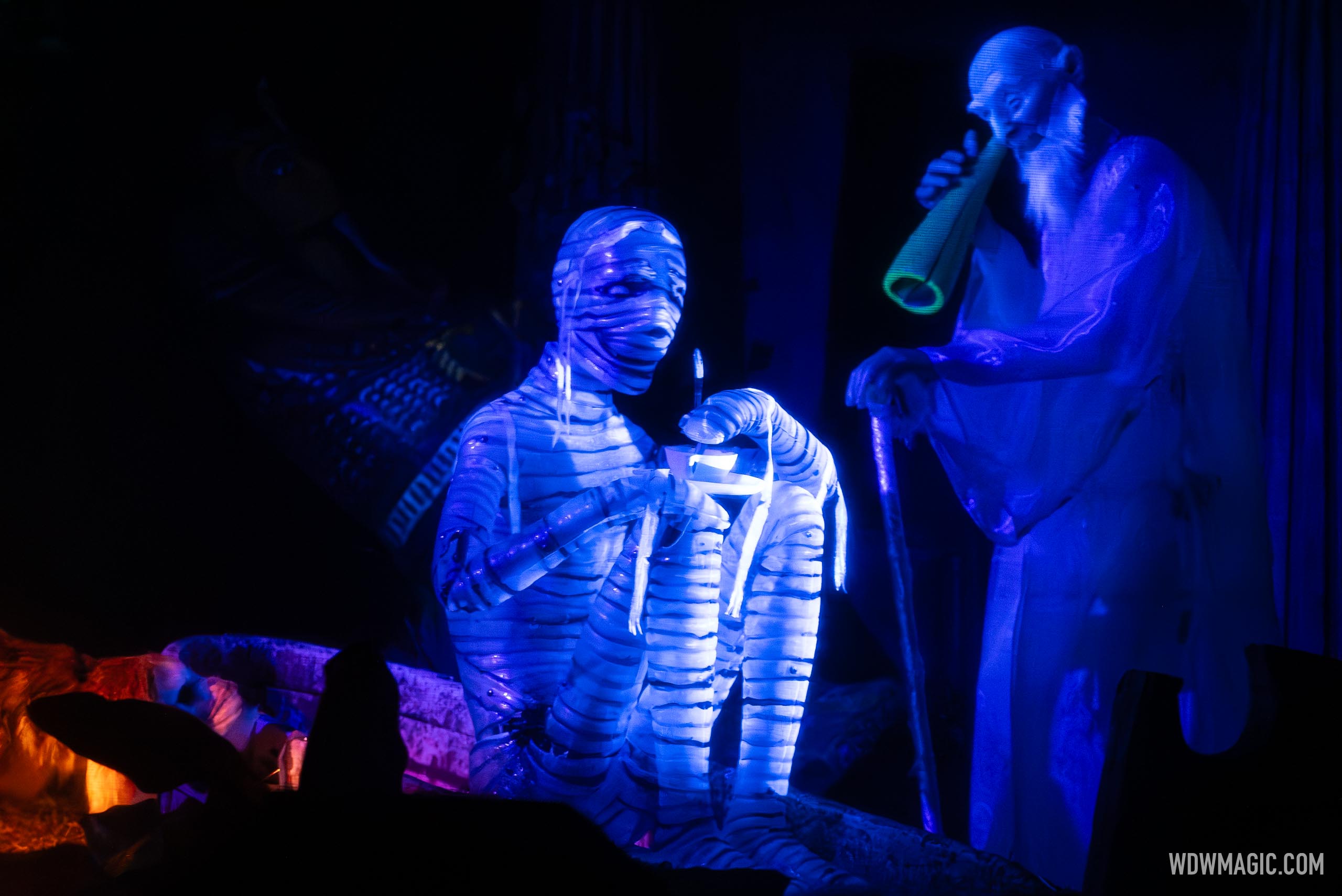 Mummy figure at Haunted Mansion