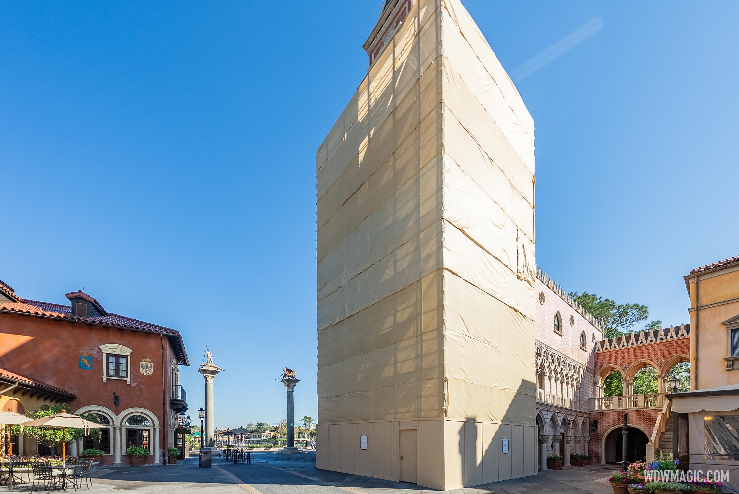 Italy Pavilion Bell Tower Refurbishment - February 2025 - Photo 3 of 3