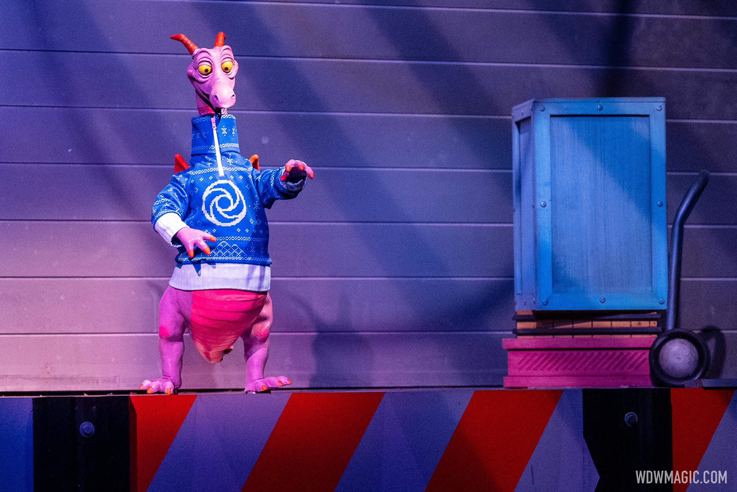 Figment animatronic in Holiday Sweater - Photo 4 of 5