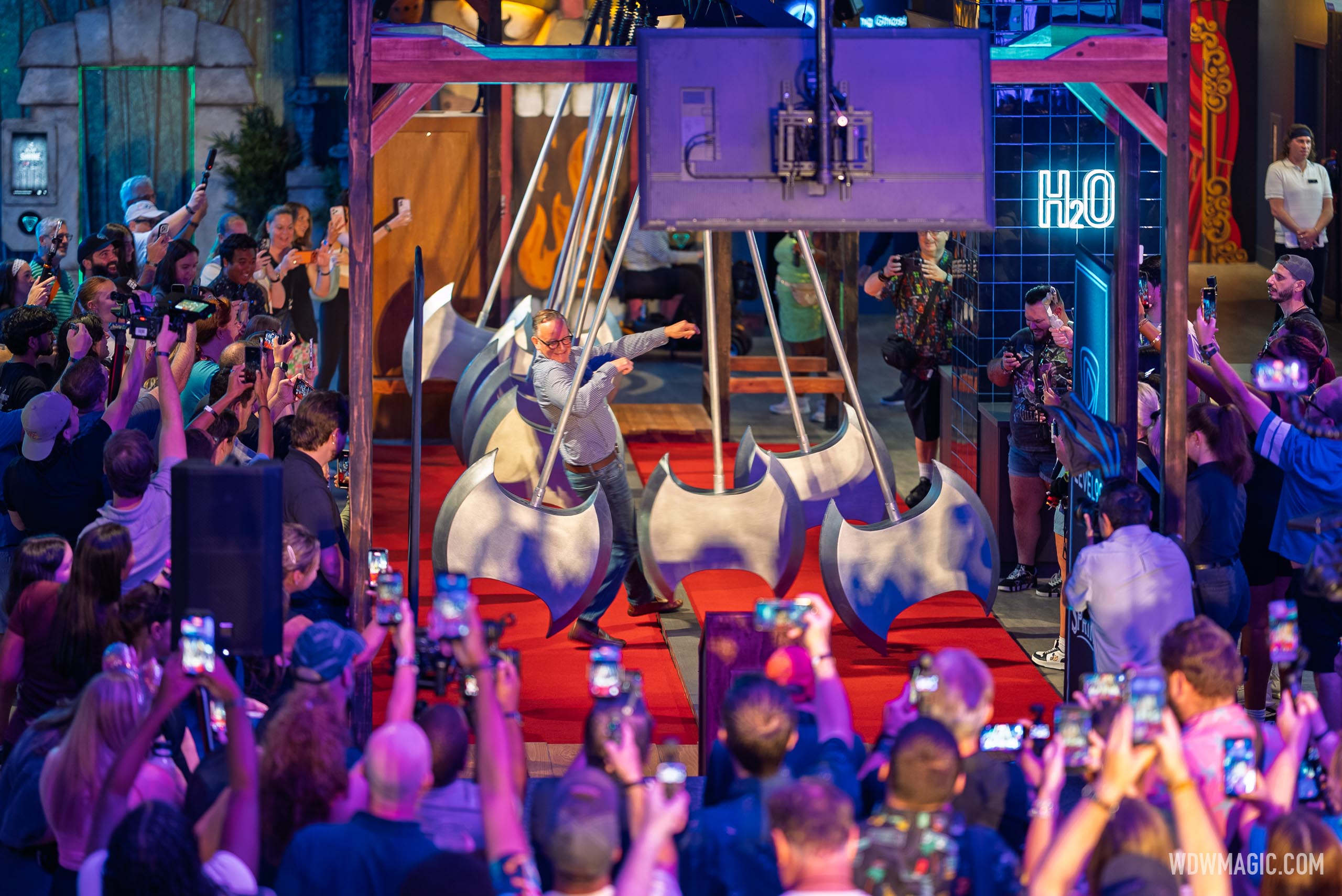 Level99 Disney Springs Ribbon Cutting: CEO Runs Axe Gauntlet to Open ...
