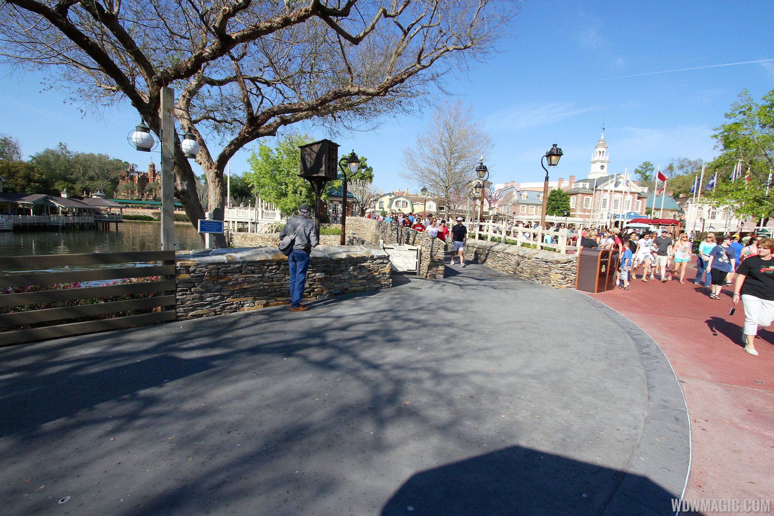 PHOTOS - New expanded Liberty Square walkway now open at the Magic Kingdom
