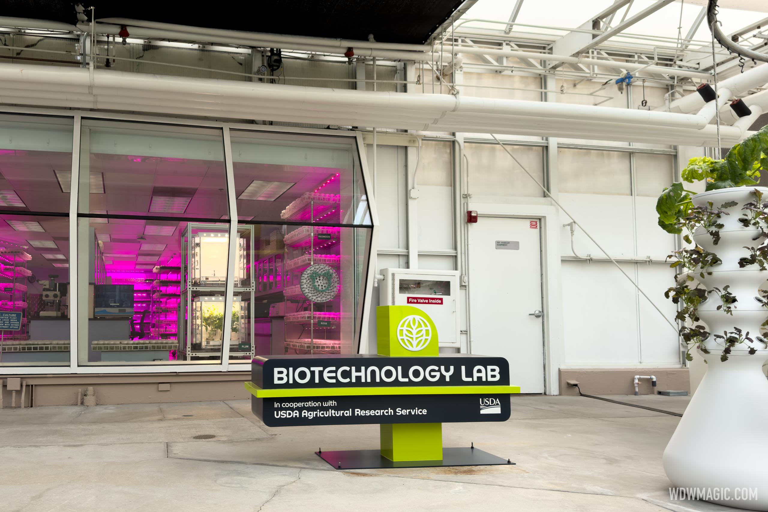 New Biotechnology Lab signage at Living with the Land - Photo 2 of 4