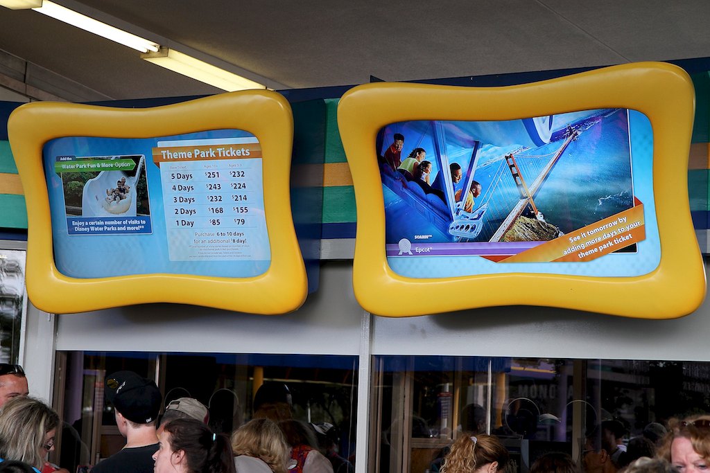 Electronic price and information screens at the TTC
