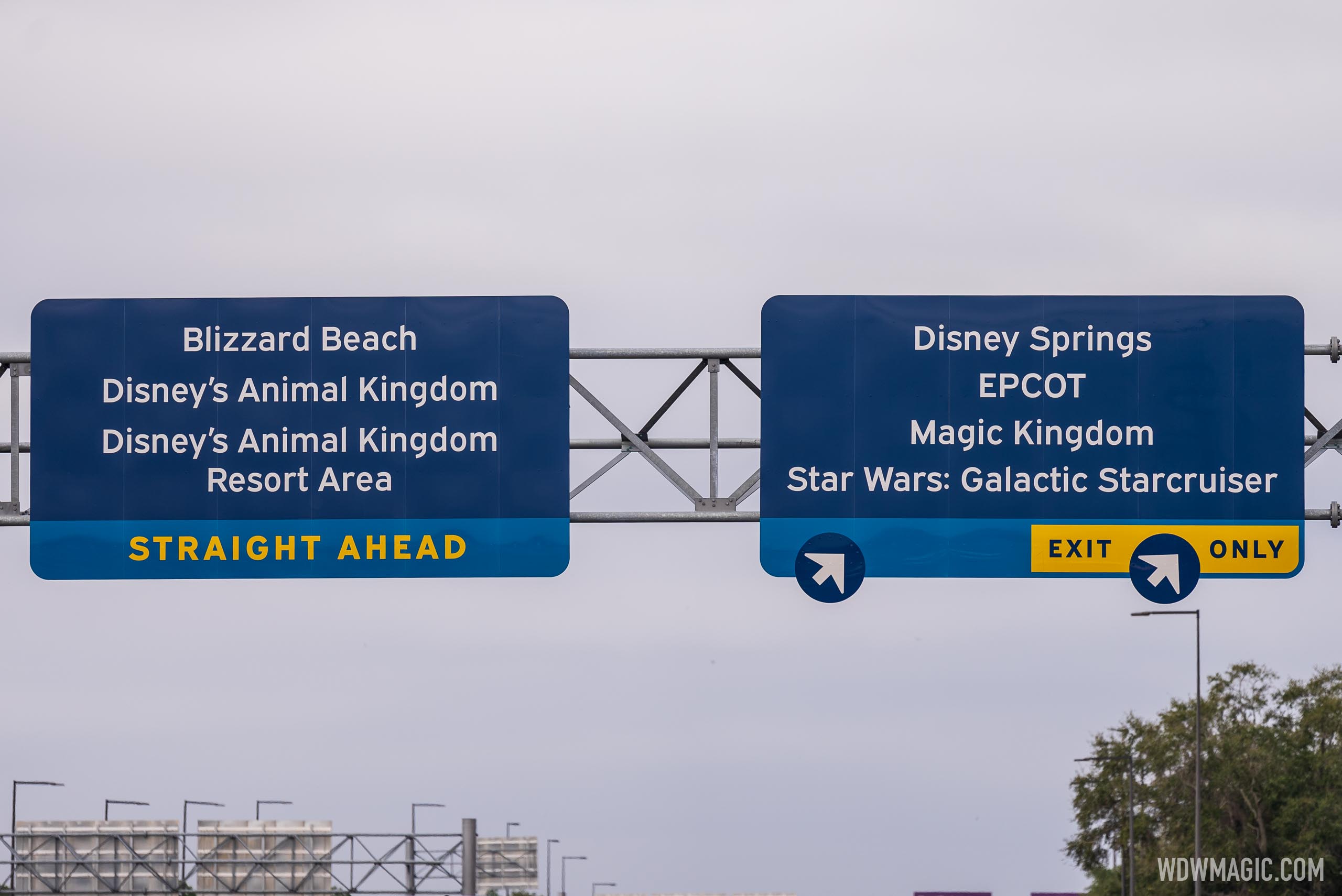 New look Walt Disney World road signs 2022 - Photo 2 of 4