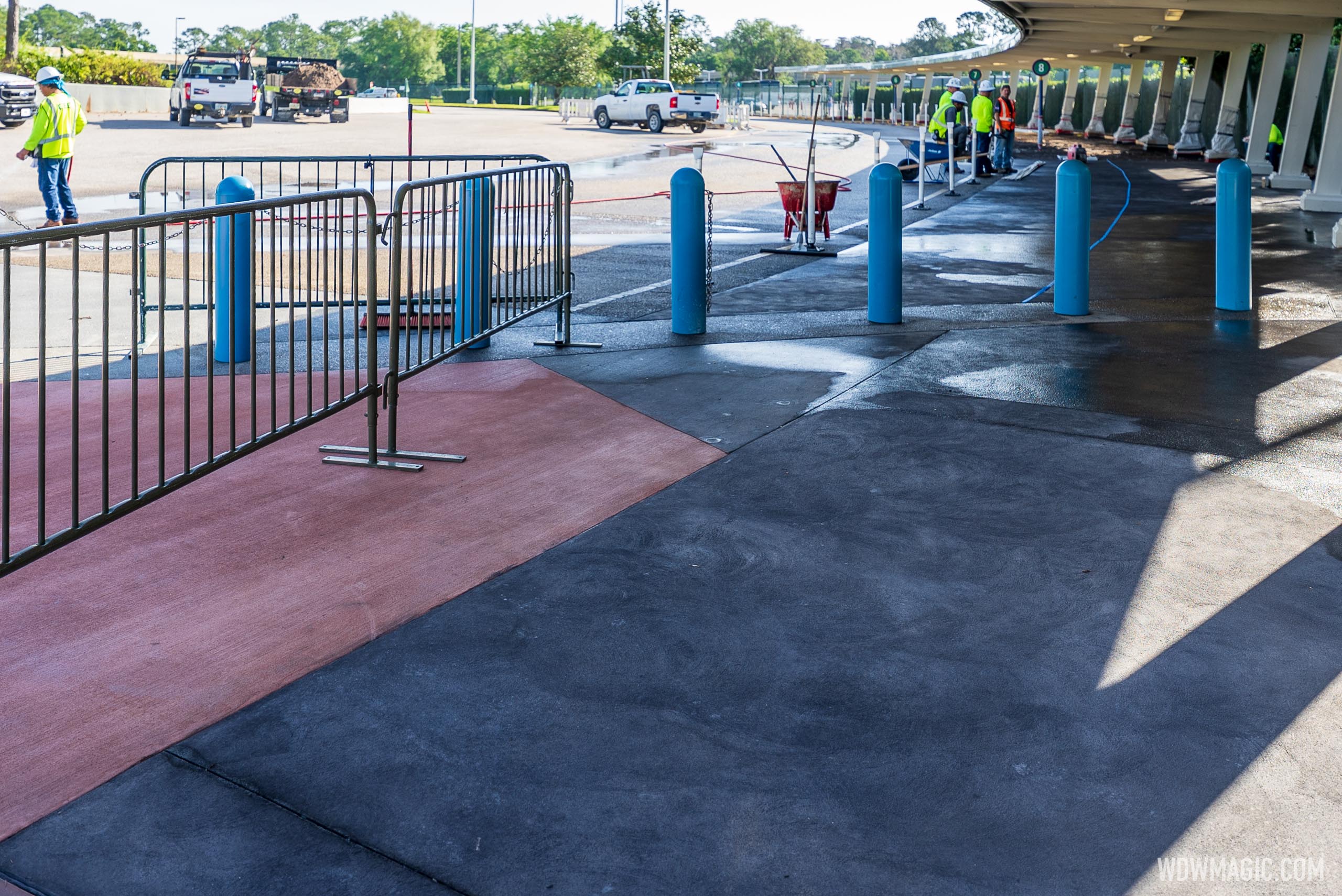 Transportation and Ticket Center bus stop refurbishment - March 2022 ...