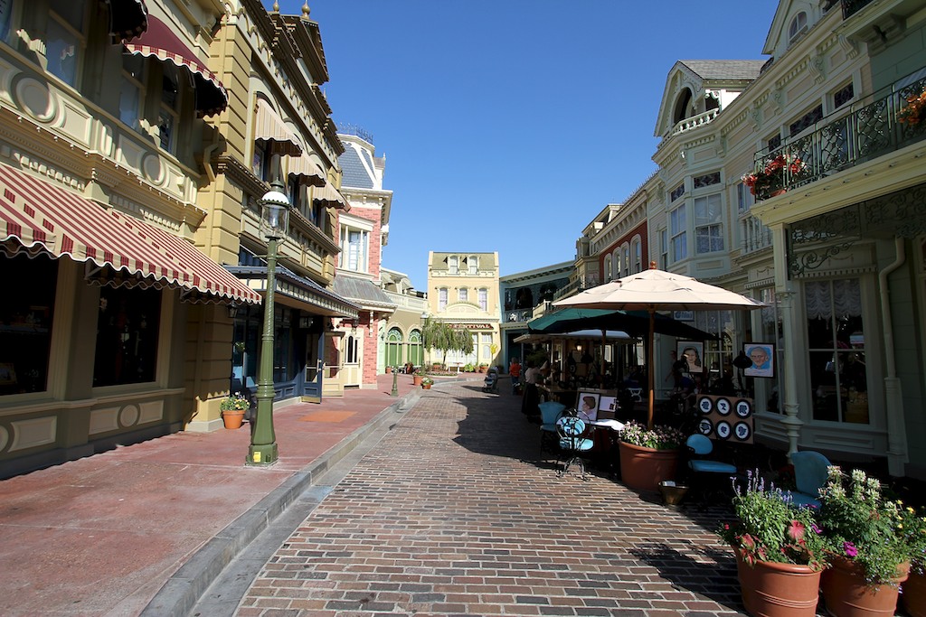 PHOTOS - Main Street USA's Center Street refurbishment now complete