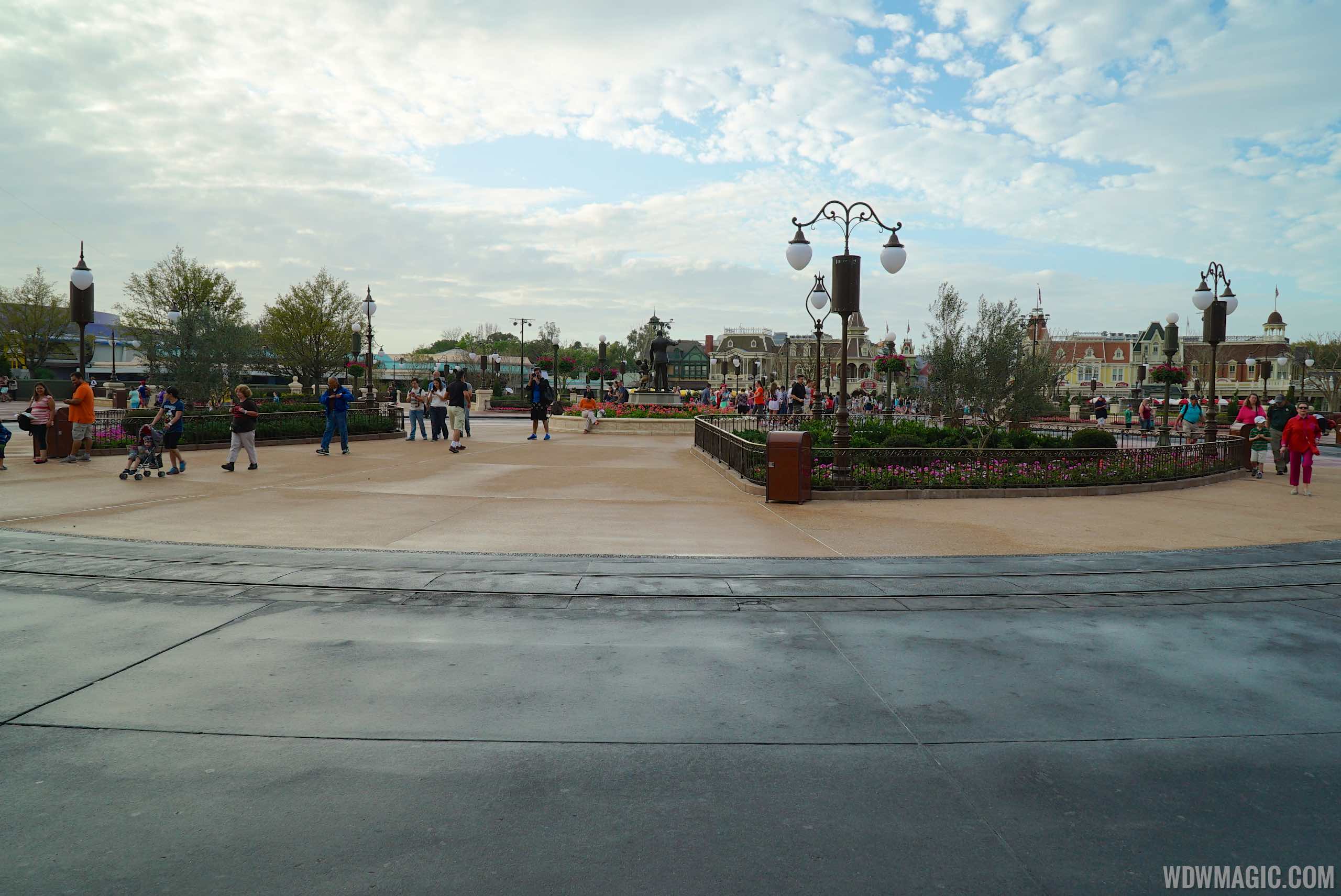 Magic Kingdom central hub construction - Photo 8 of 11