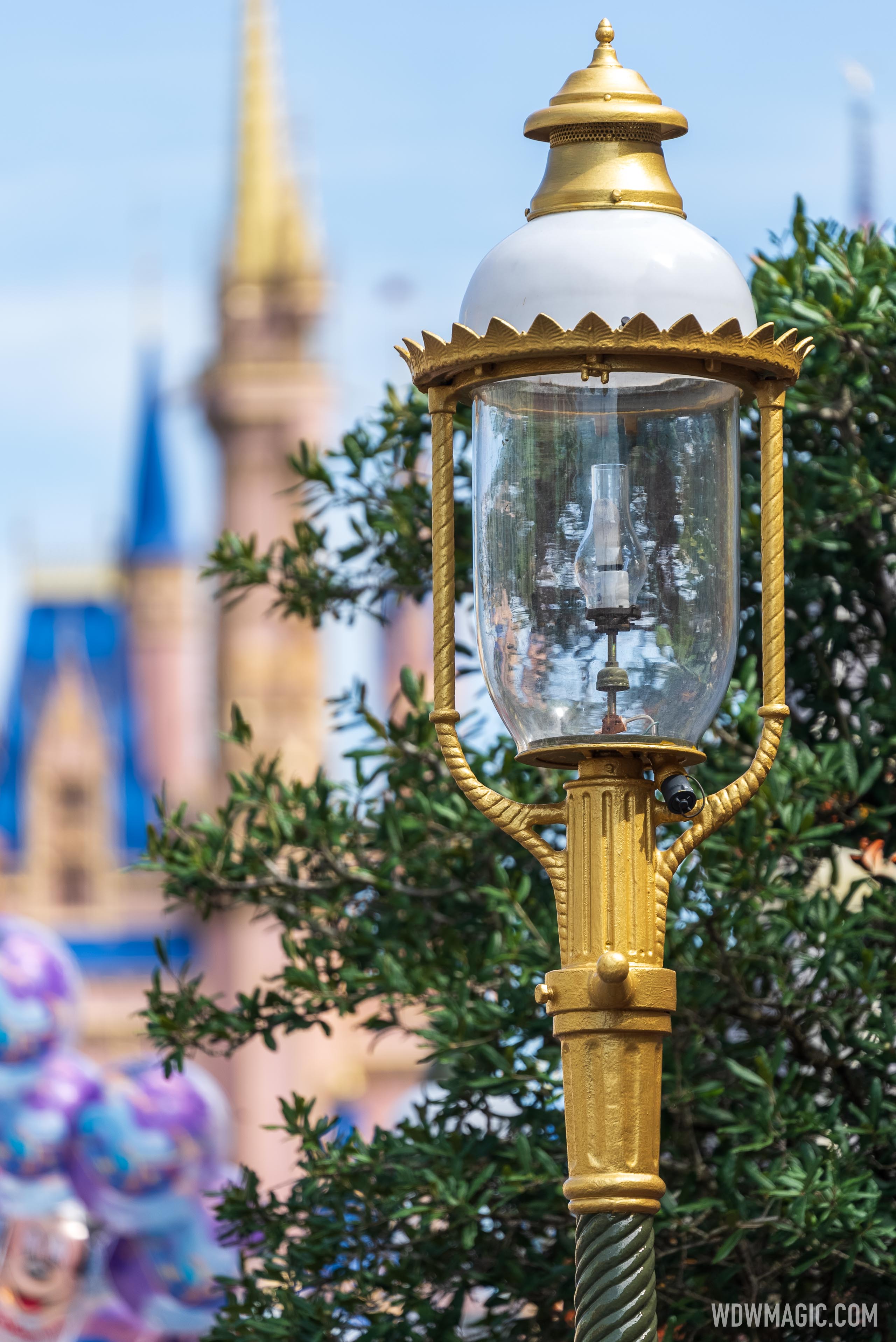Golden lamp posts on Main Street U.S.A. - Photo 2 of 4