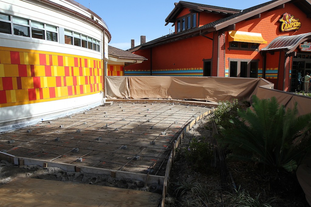 PHOTOS - Downtown Disney Marketplace walkway resurfacing project underway