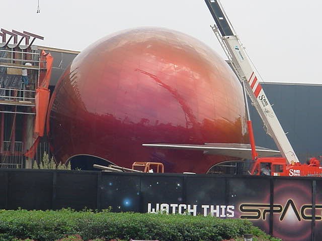 Latest Mission SPACE construction photos