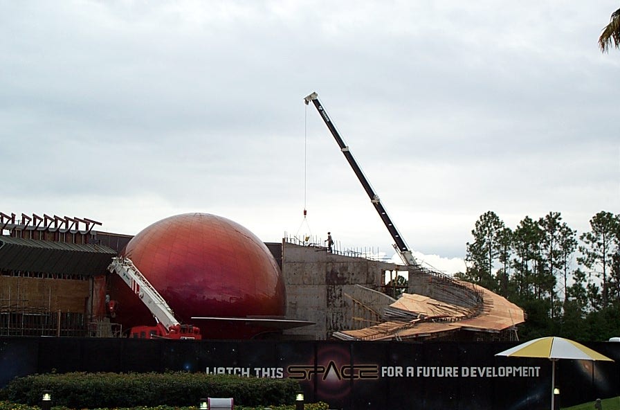 Latest Mission SPACE construction photos