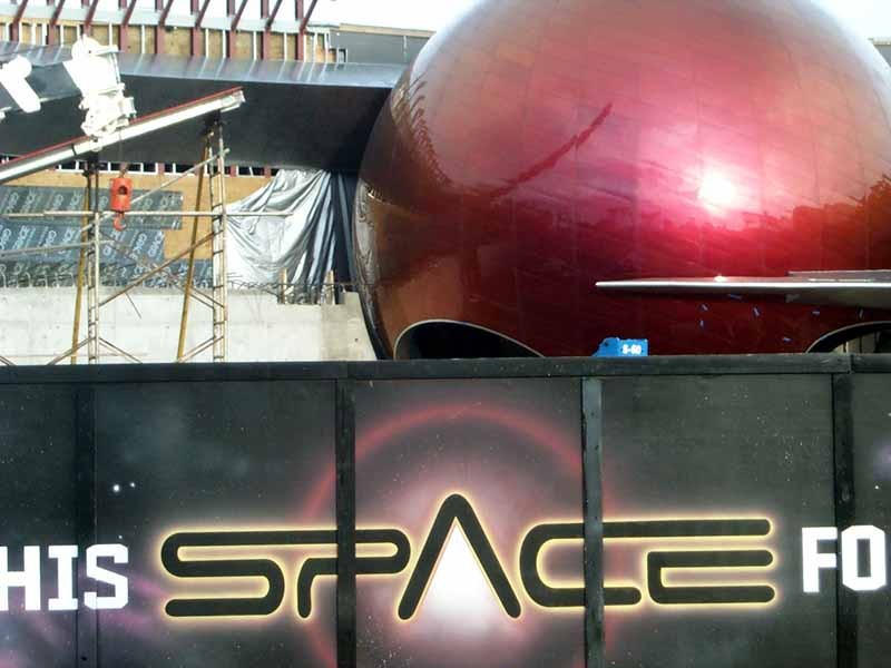 Latest Mission SPACE construction photos