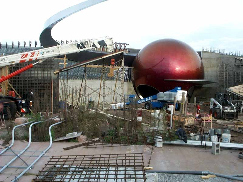Latest Mission SPACE construction photos