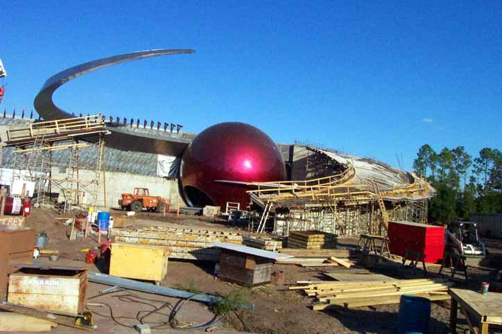 Latest Mission SPACE construction photos