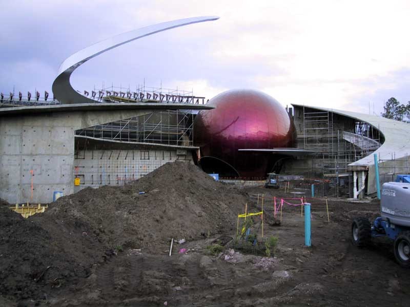 Latest Mission SPACE construction photos