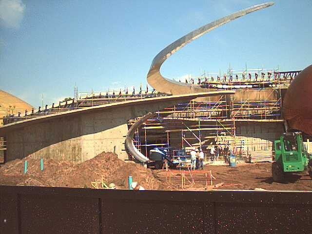 Latest Mission SPACE construction photos