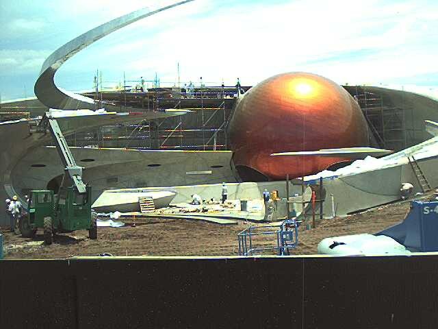 Latest Mission SPACE construction photos