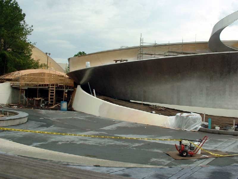 Latest Mission SPACE construction photos