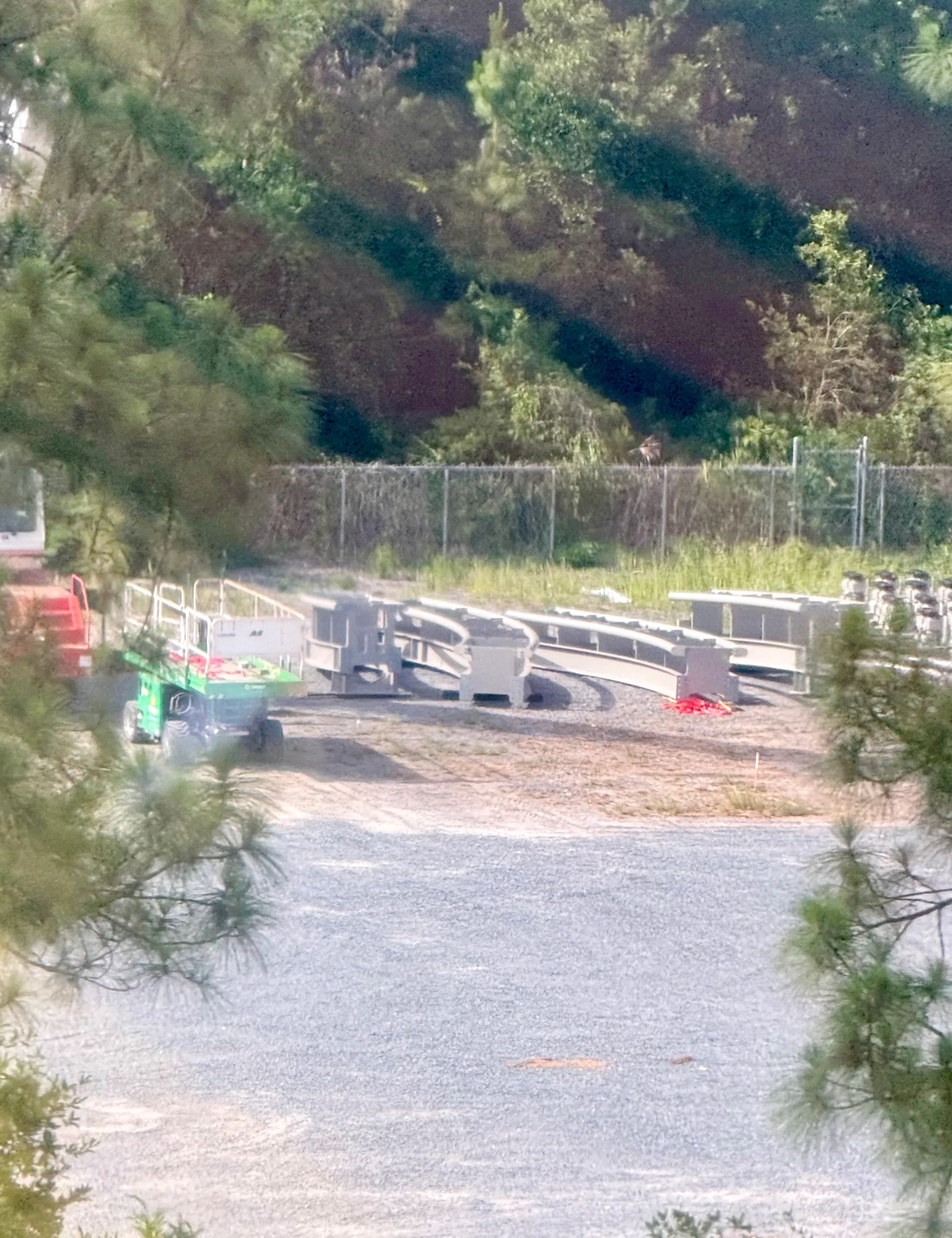 First Monsters Inc Flying Door Coaster Track Pieces at Walt Disney World