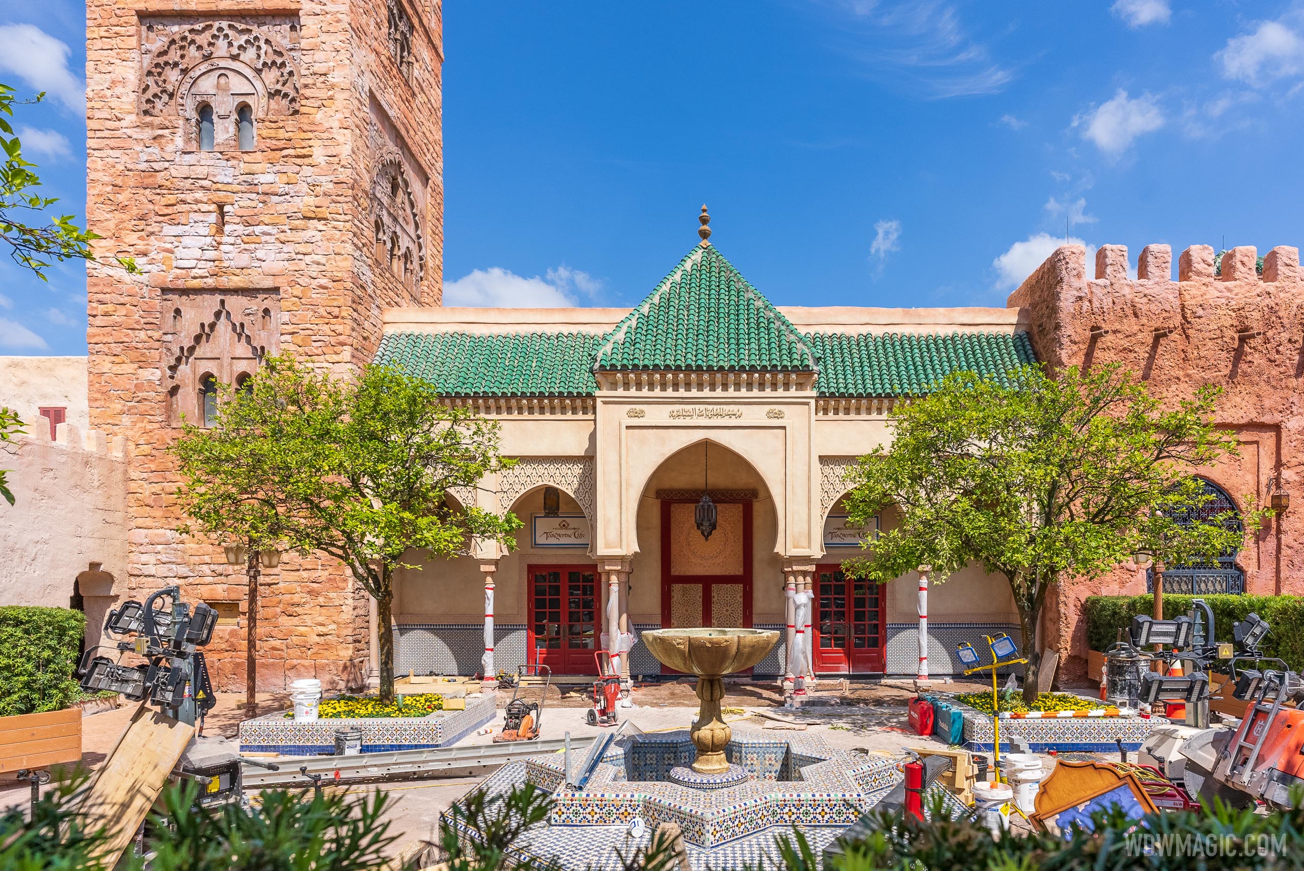Morocco pavilion concrete work - May 27 2021