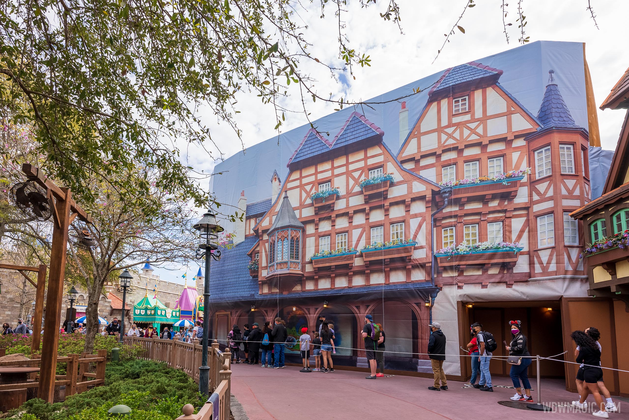 Peter Pan's Flight exterior refurbishment - March 8 2021 - Photo 5 of 6