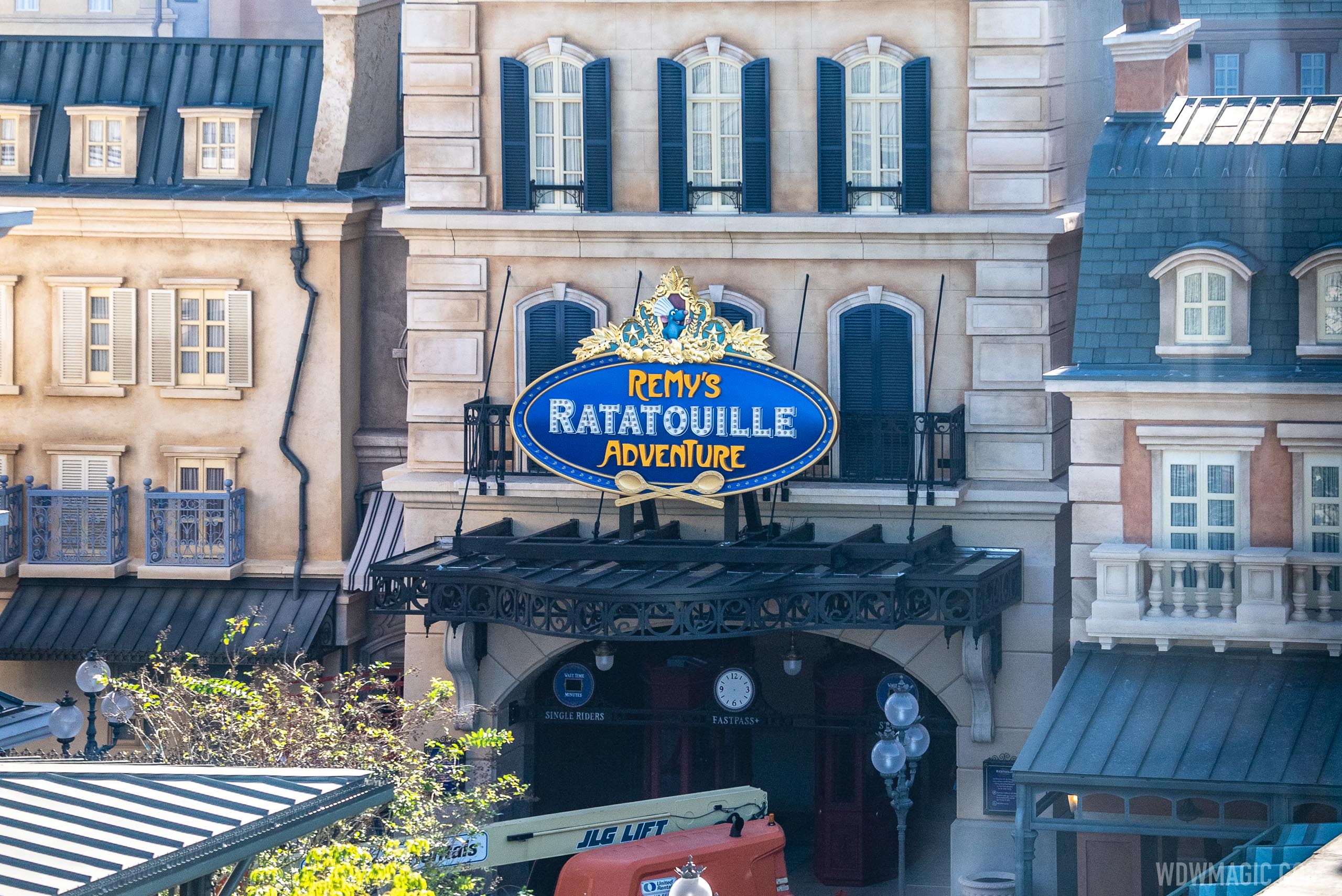 PHOTOS - Marquee sign installed at Remy's Ratatouille Adventure