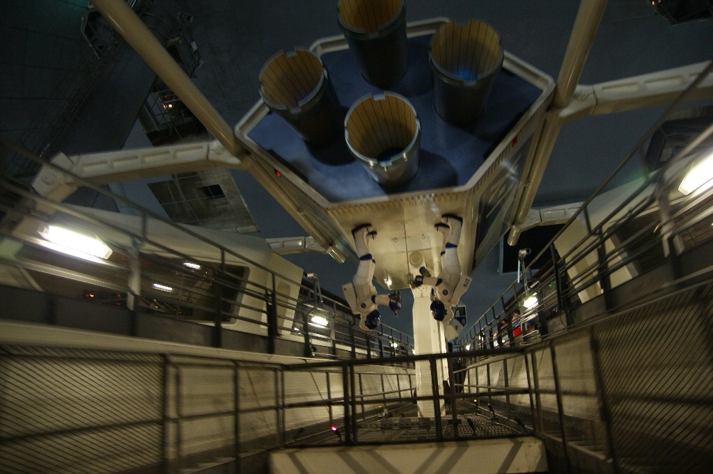 Space Mountain track photos with work lights on (2010) - Photo 7 of 7