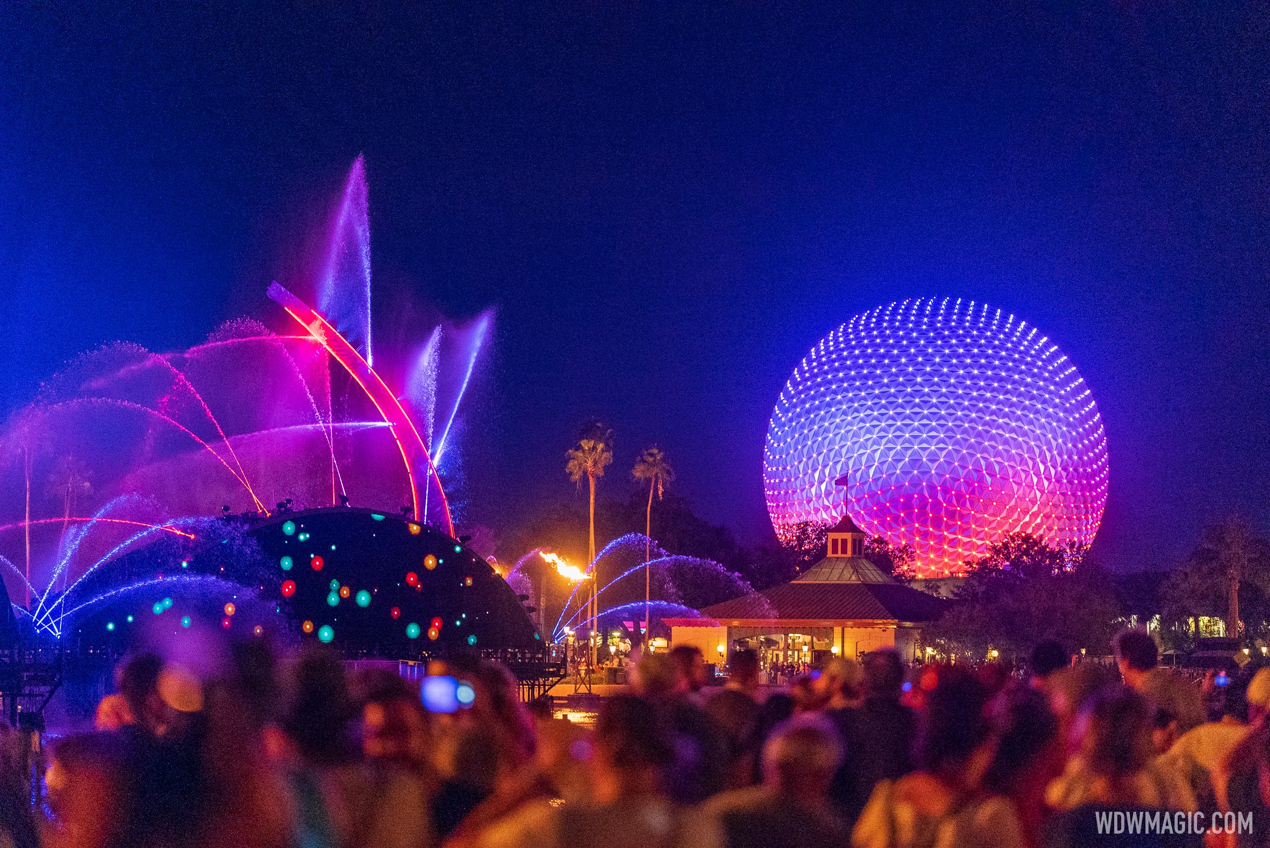 Spaceship Earth new lighting design with points of light - Photo 2 of 13