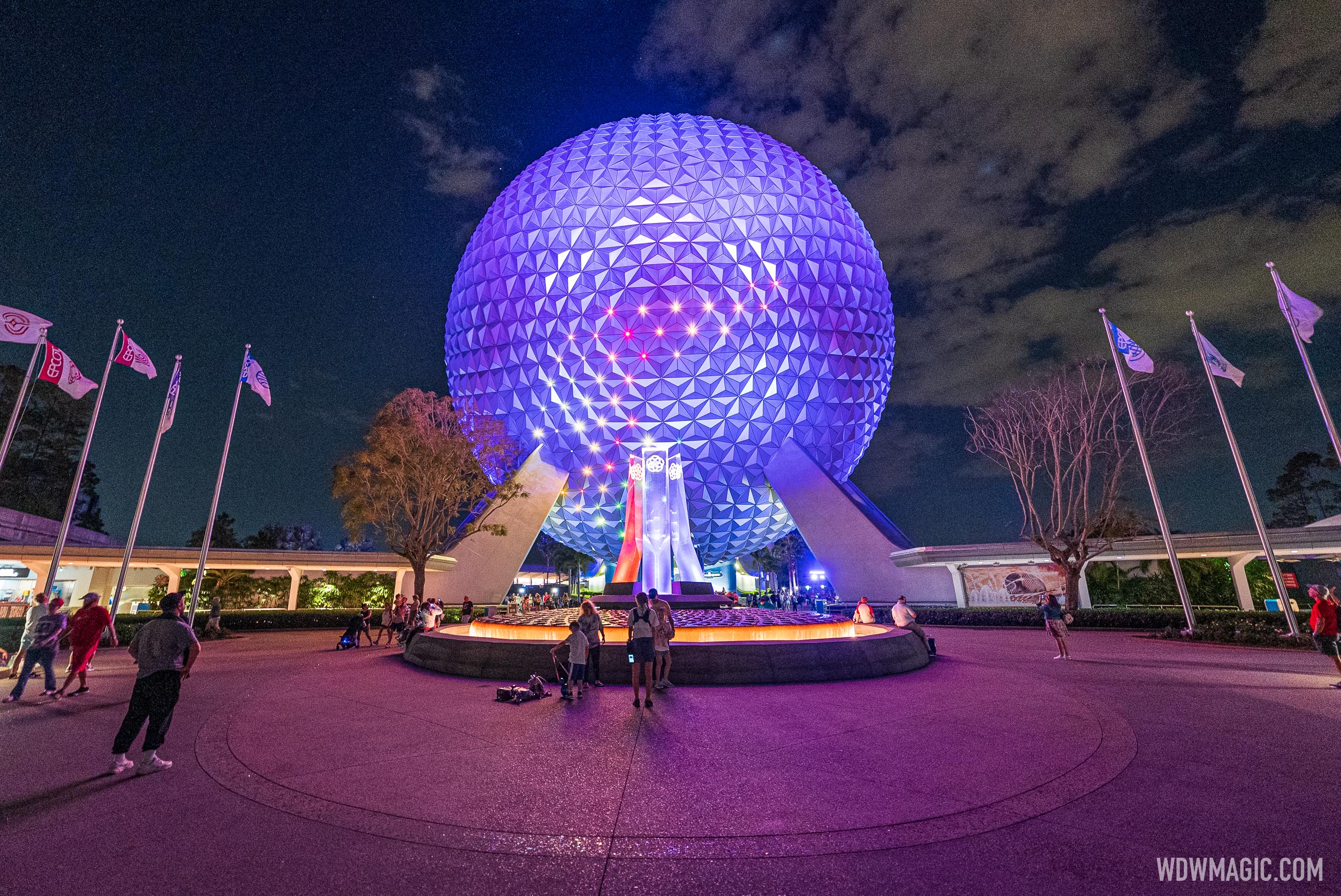 Spaceship Earth Colors of the Wind lighting design - Photo 2 of 5