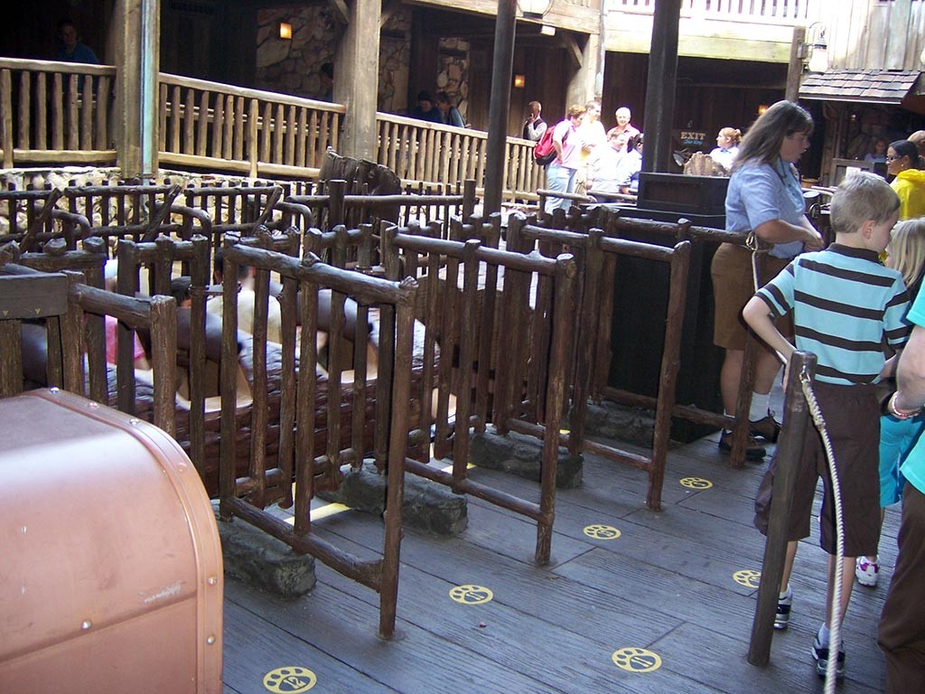 Photos of the new Splash Mountain third loading area