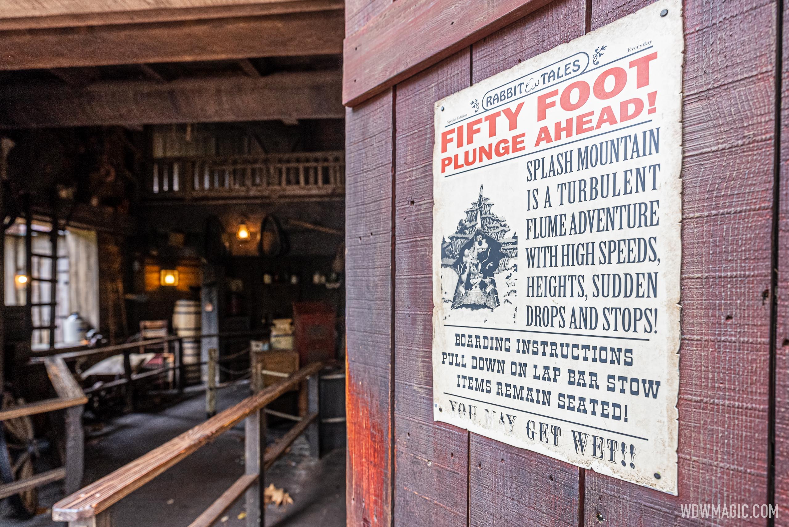 Splash Mountain indoor queue and on-ride - Photo 2 of 59