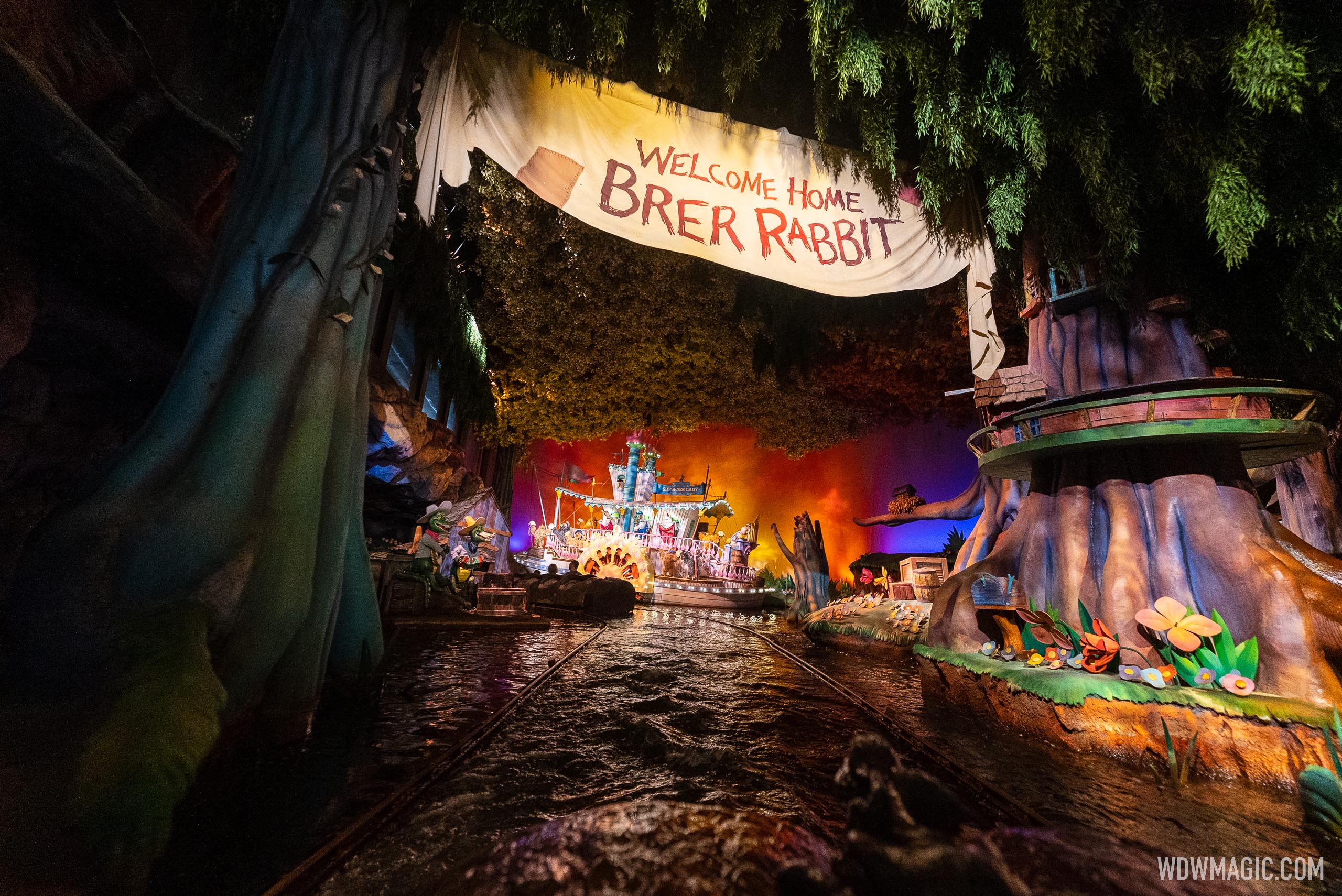 Splash Mountain indoor queue and on-ride - Photo 46 of 59