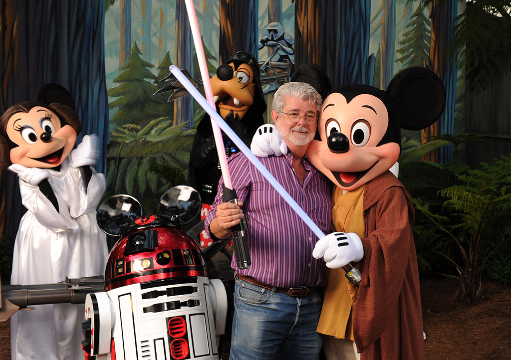 George Lucas visits the Studios as part of Last Tour to Endor event