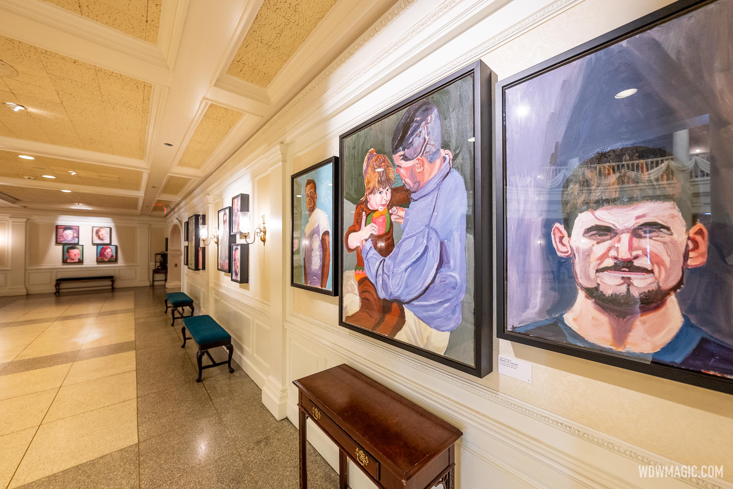 George W. Bush's 'Portraits of Courage' at EPCOT - Photo 3 of 17