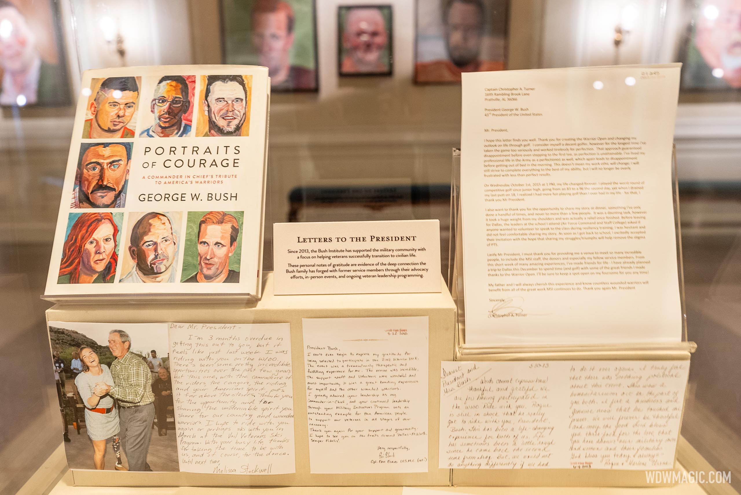 George W. Bush's 'Portraits of Courage' at EPCOT - Photo 9 of 17