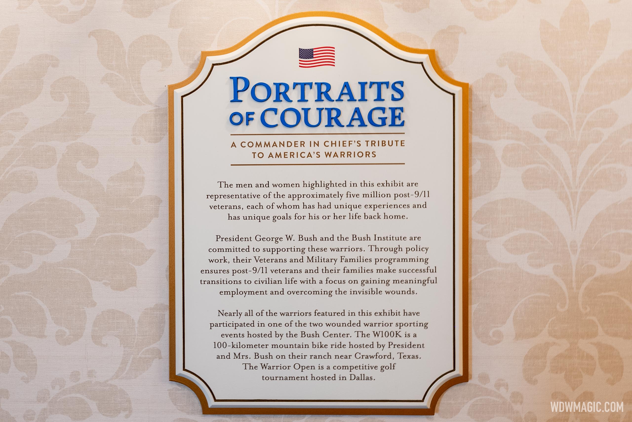George W. Bush's 'Portraits of Courage' at EPCOT - Photo 15 of 17
