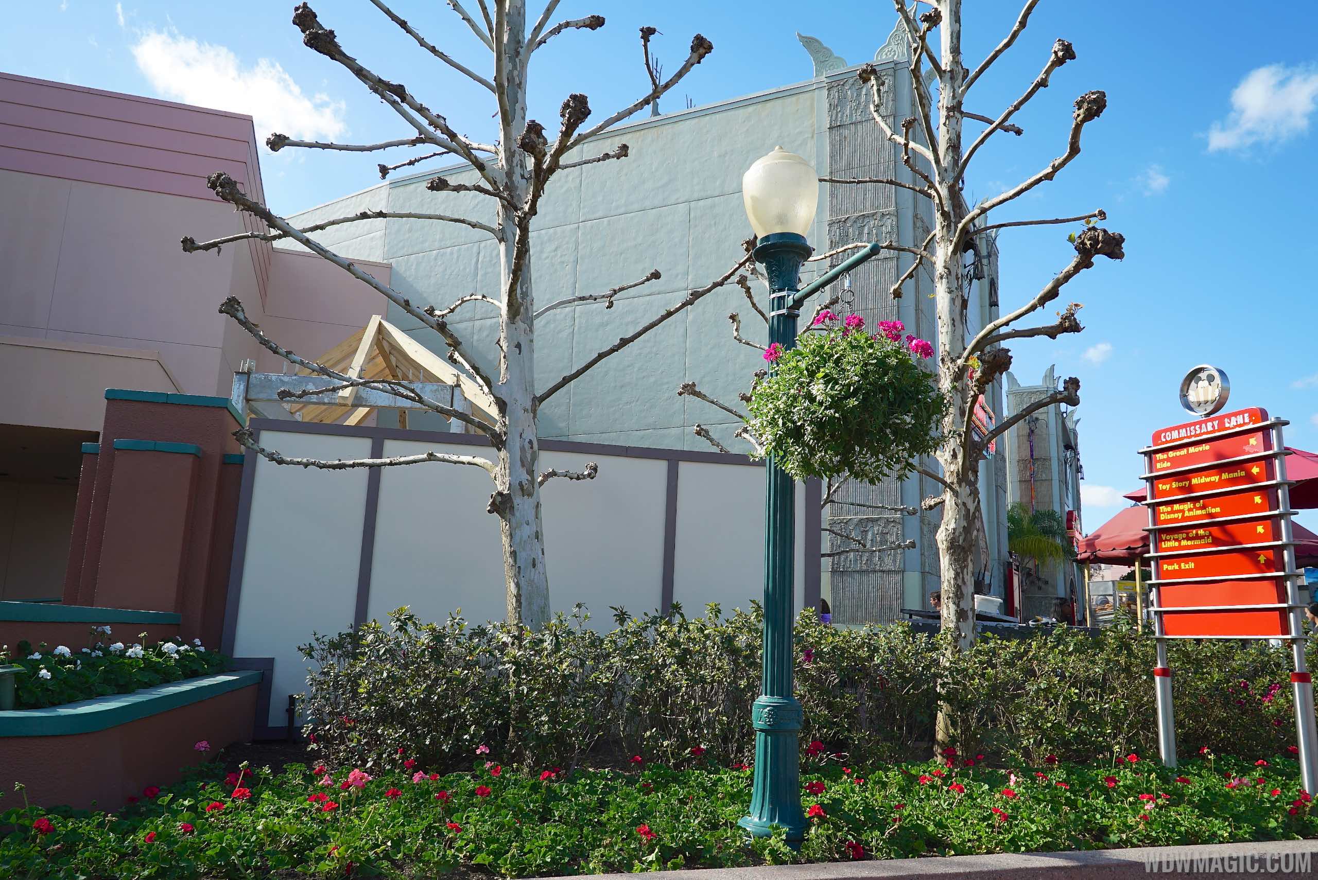 PHOTOS - Construction taking place near the exit of The Great Movie Ride