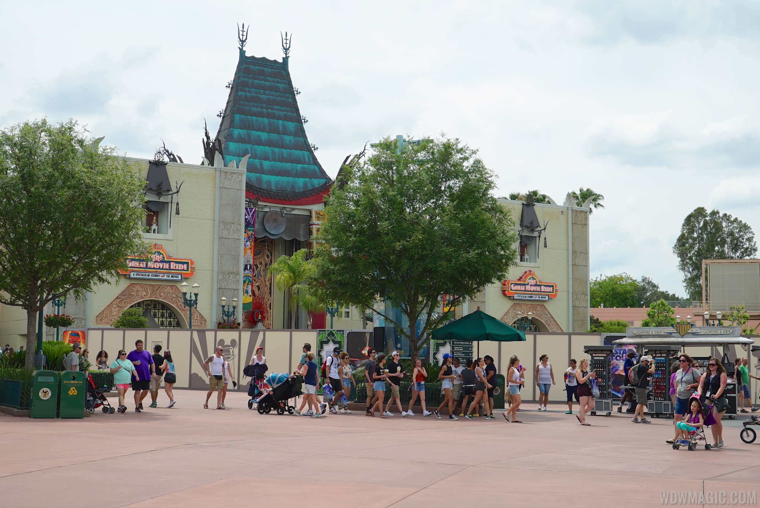 PHOTOS - Exterior refurbishments underway at The Great Movie Ride