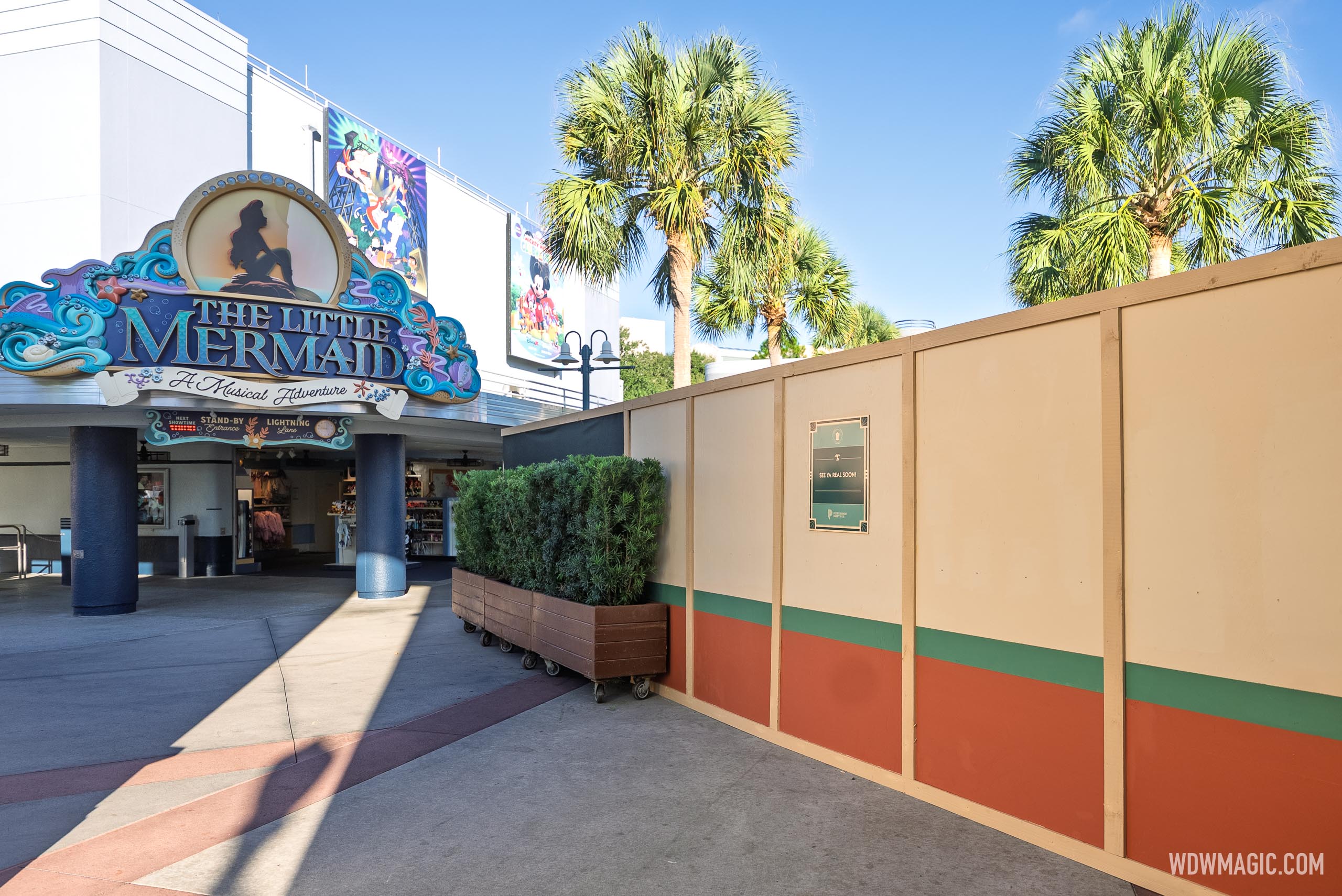 Animation Courtyard Construction Walls - September 25, 2025 - Photo 2 of 5