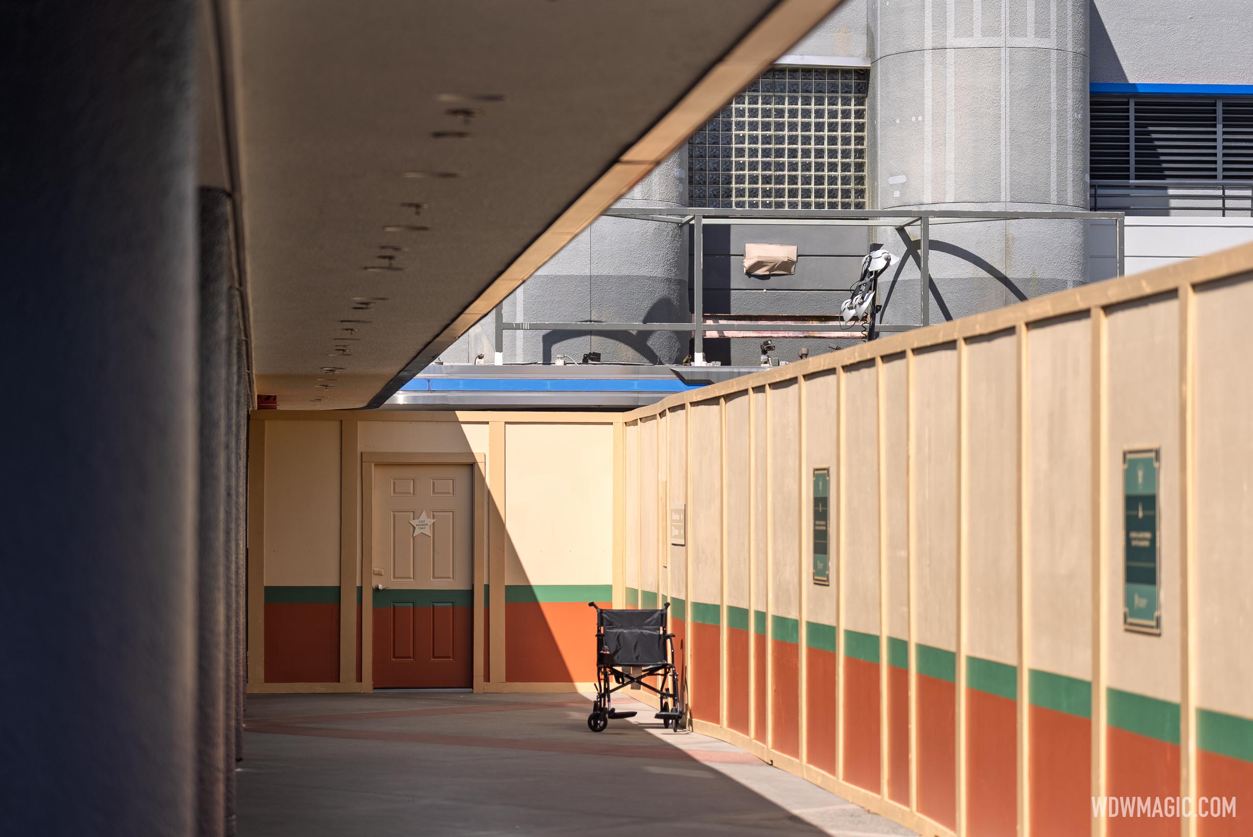 Animation Courtyard Archway Demolished and Launch Bay Signage Removed ...