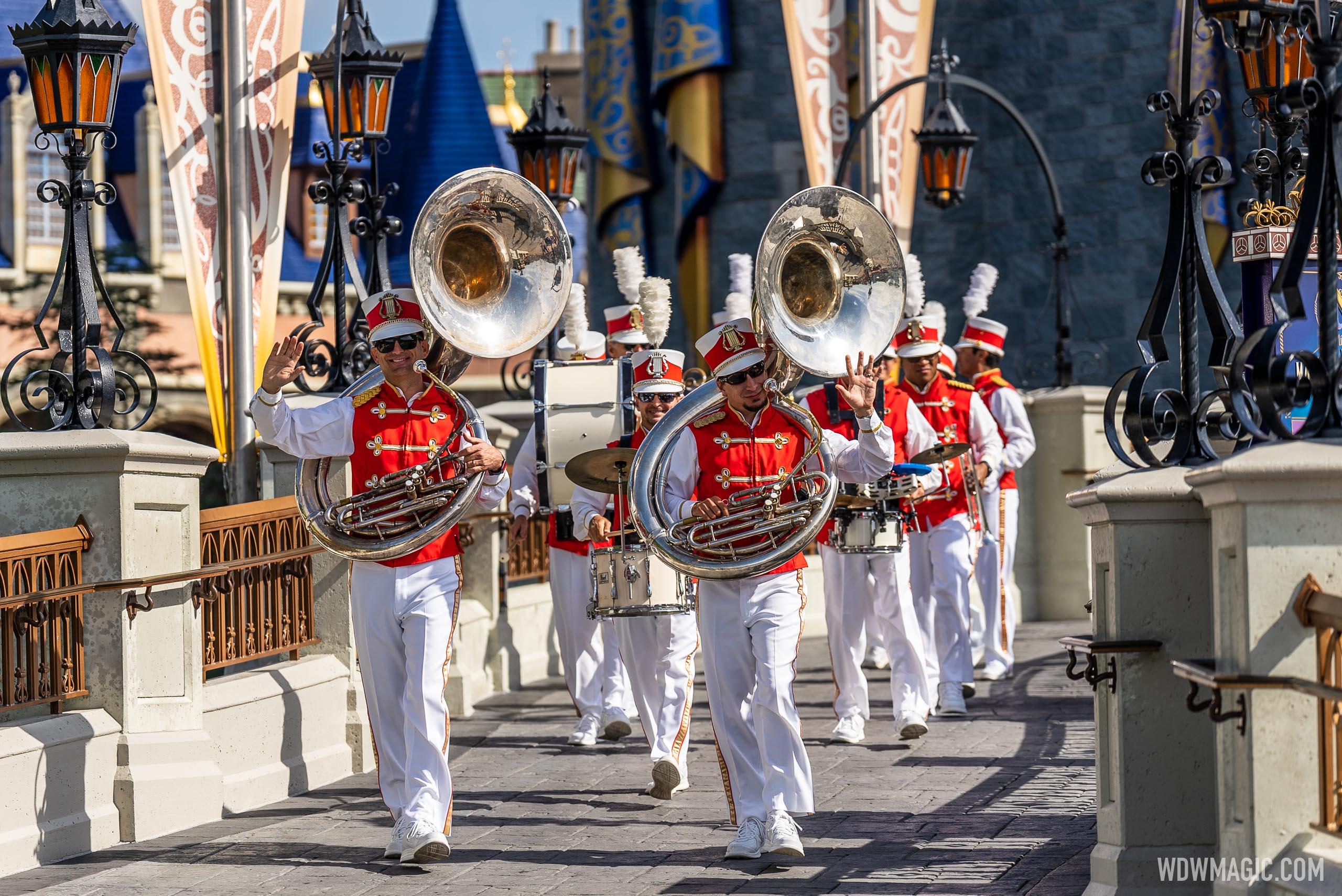 The Main Street Philharmonic at Cinderella Castle April 2022 - Photo 5 of 6