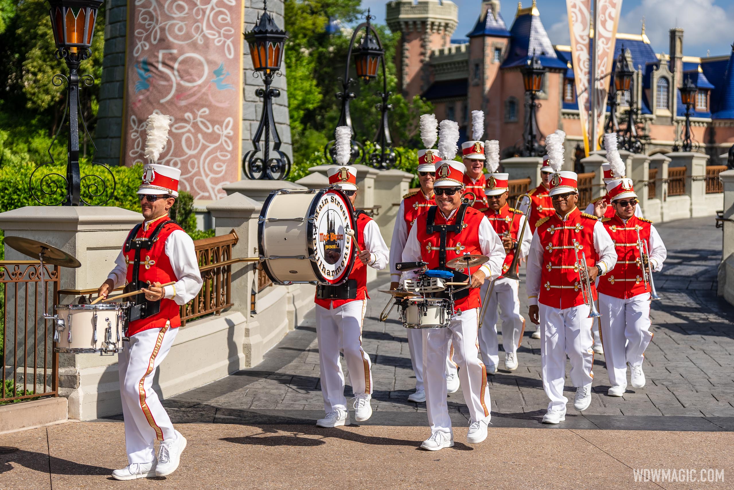 The Main Street Philharmonic at Cinderella Castle April 2022 - Photo 6 of 6