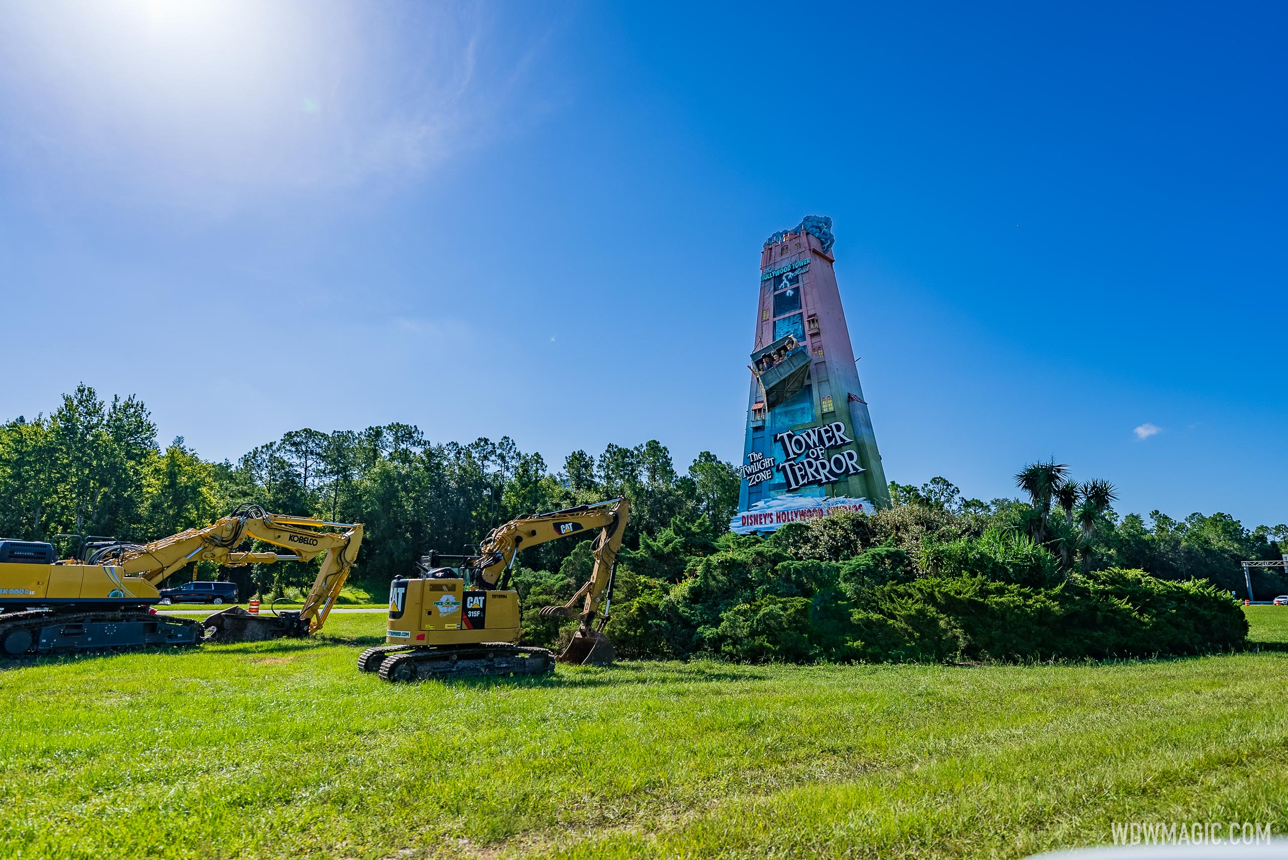 Tower of Terror billboard demolition - July 13 2022