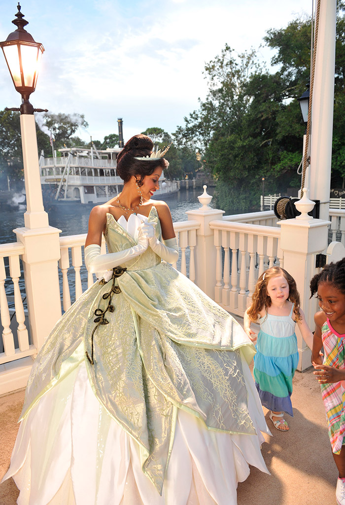 Princess Tiana appears at the Magic Kingdom ahead of her official debut ...
