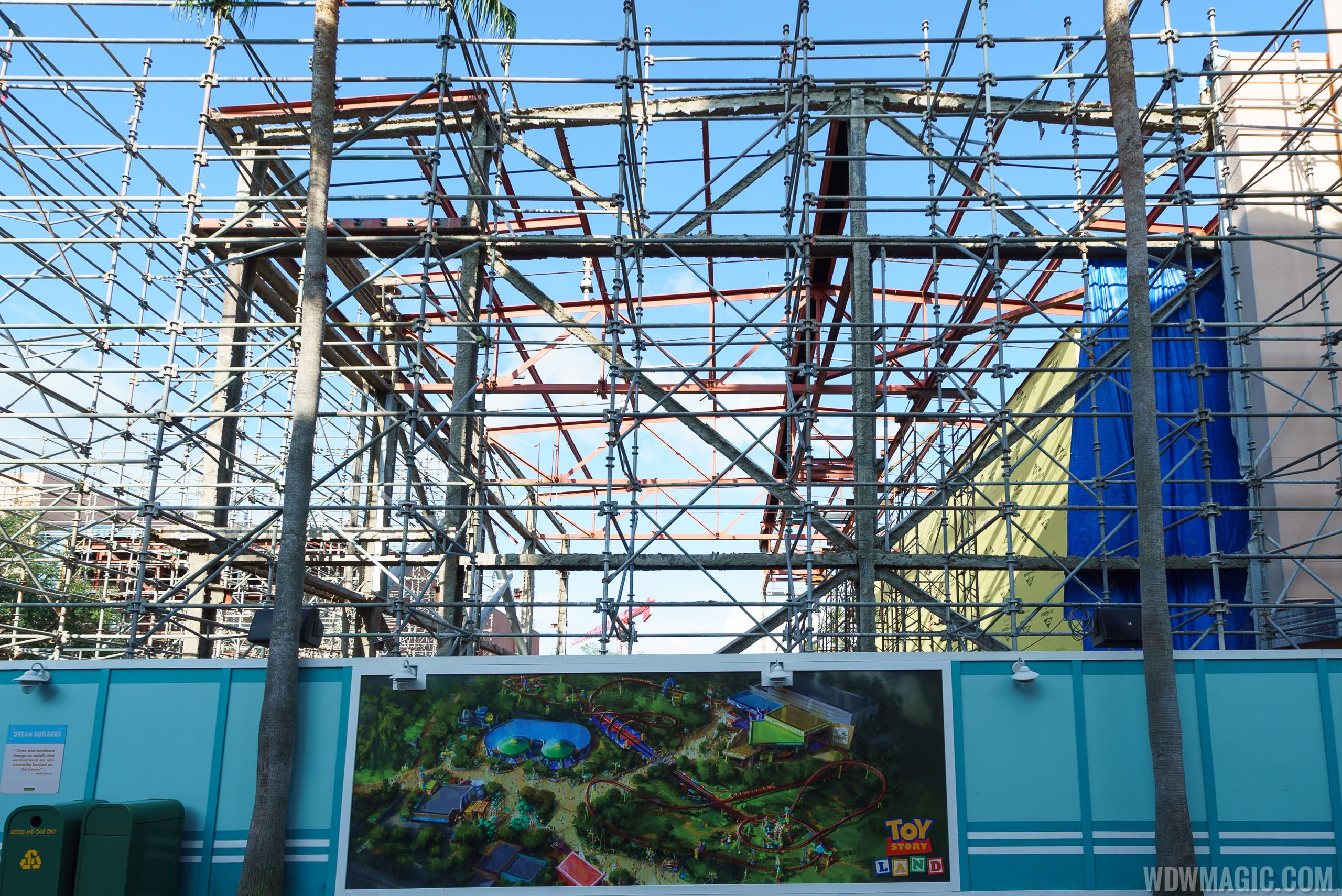 Toy Story Land entrance Soundstage 4 demolition - Photo 3 of 3